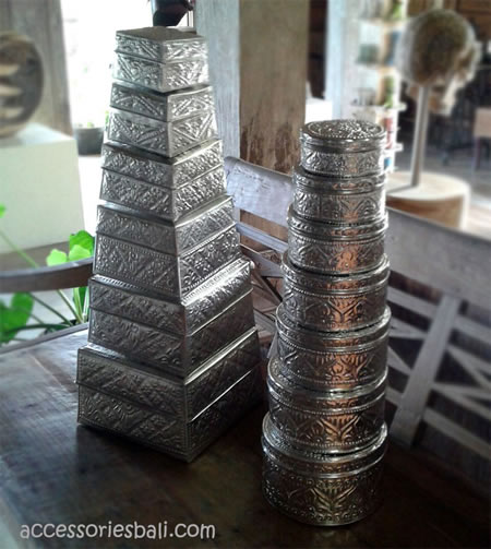 BALI METAL CRAFT [ Bali Art and Craft ] : Box Metal Aluminium