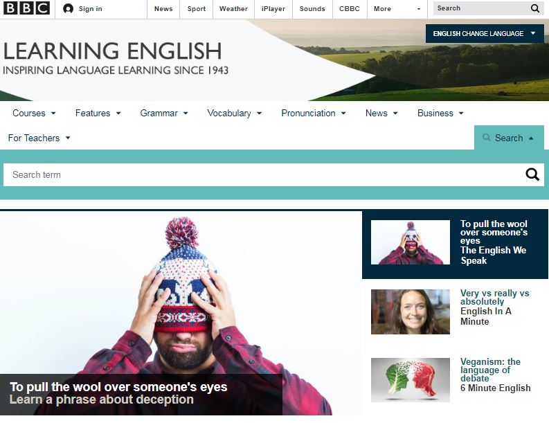 Top 5 Most useful websites for English learning students and Teachers.