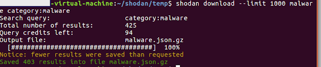 TUTORIAL: Using Shodan CLI | Downloading malware IOCs - Phish Central