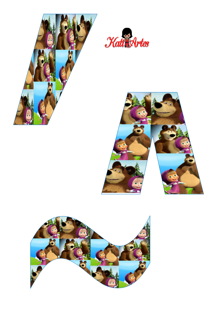 Abecedario de Masha y el Oso. Masha and the Bear Alphabet. - Oh my ...