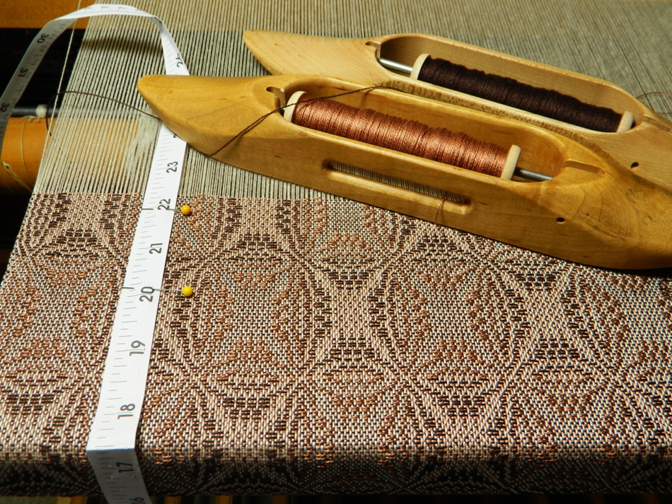 WEAVING FOR FUN: Overshot - 22 Inch Mark