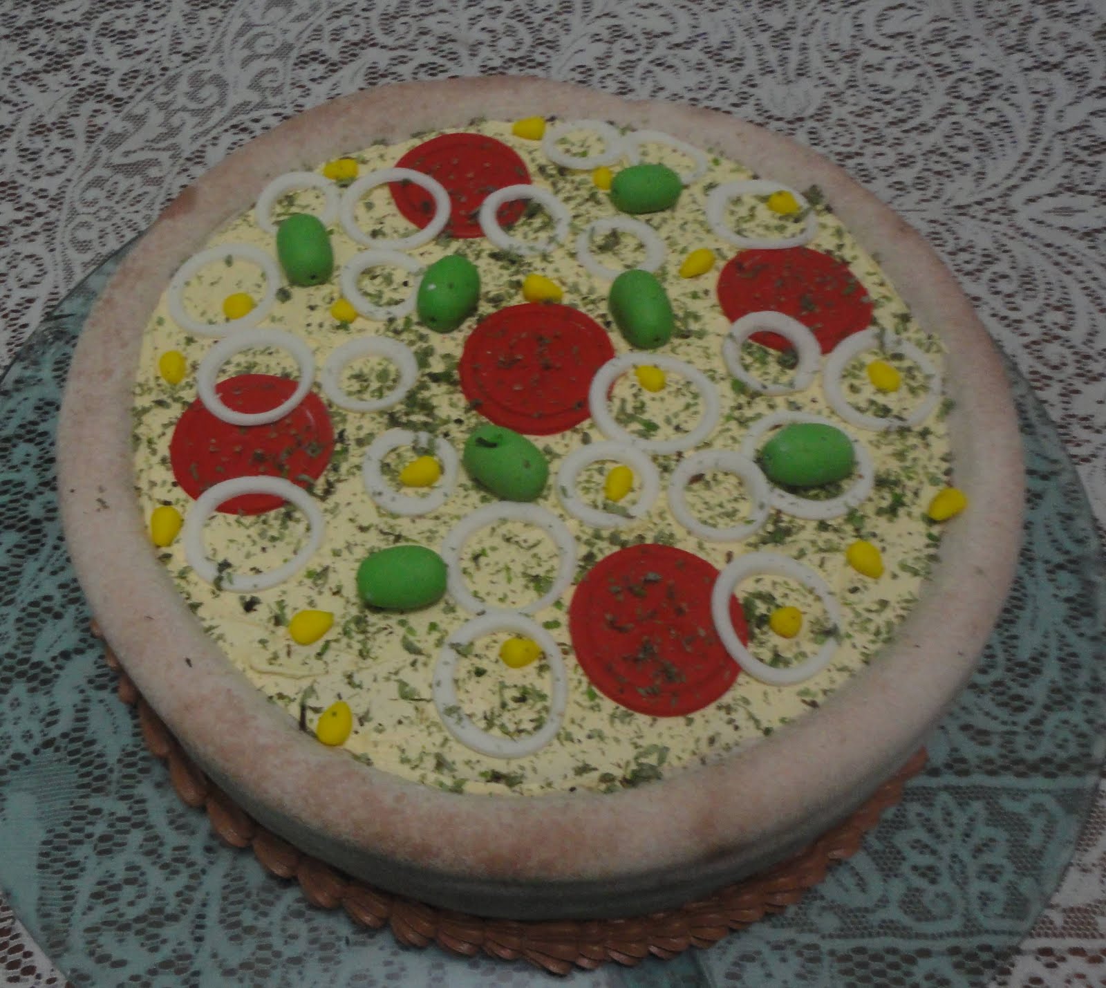 Janaina lima bolos artistico: BOLO DECORADO PIZZA