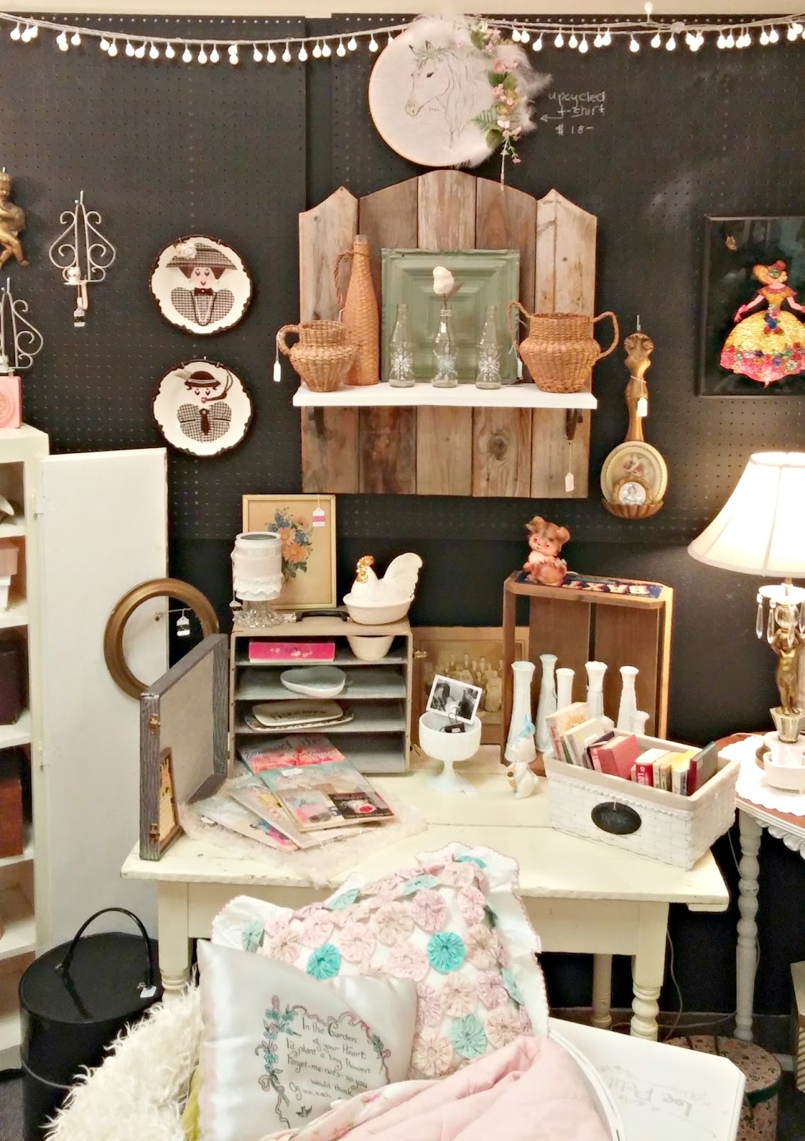 Antique Mall Booth Refresh - Little Vintage Cottage