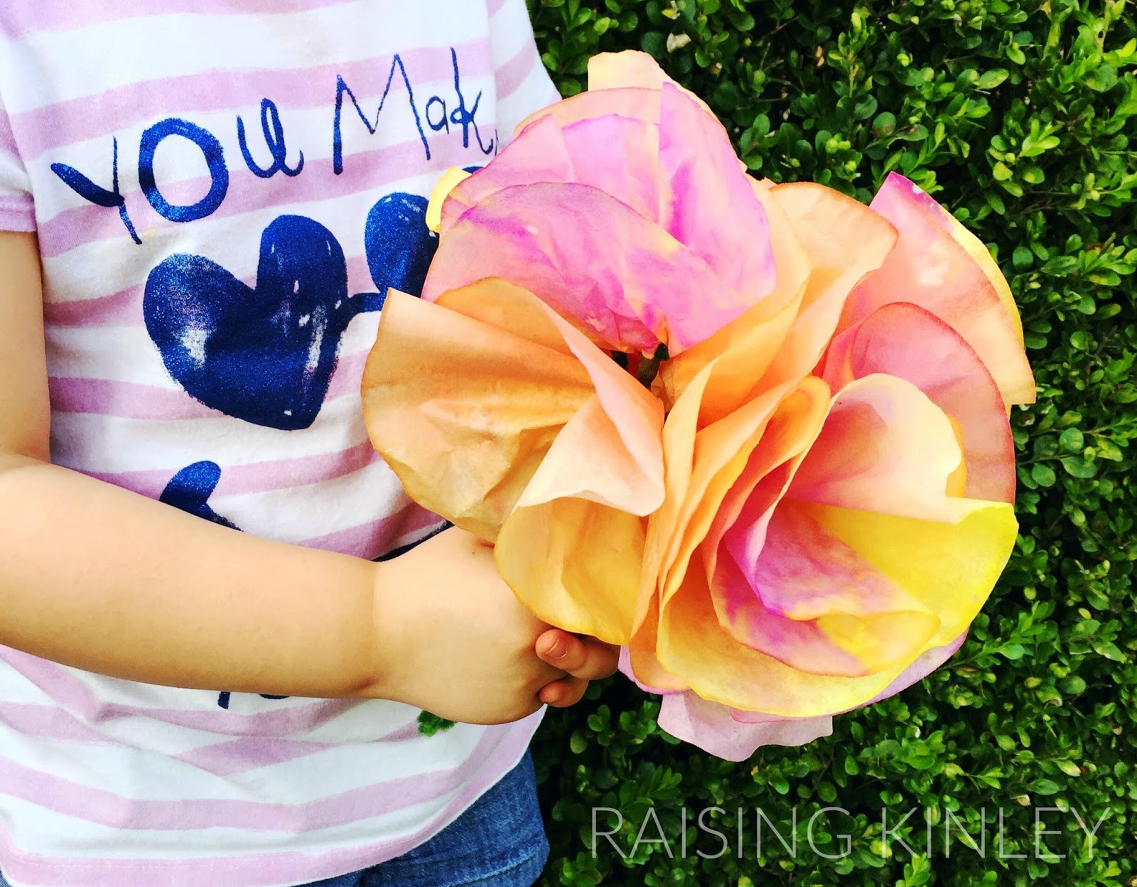 GORGEOUS (& CRAZY EASY) COFFEE FILTER FLOWERS | Raising Kinley