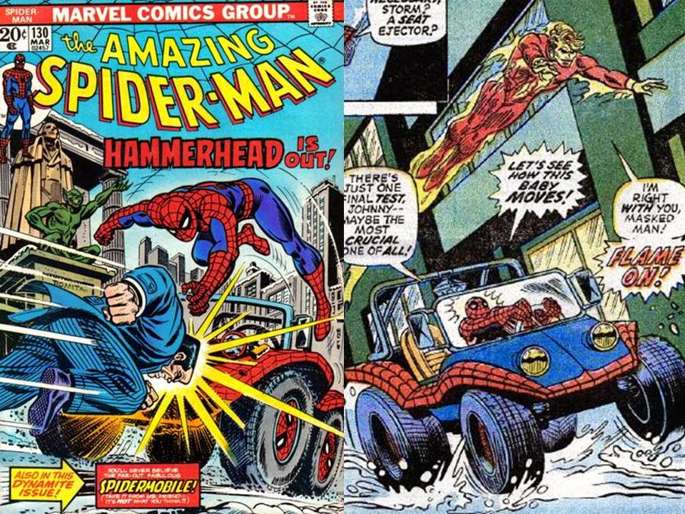 Dave's Comic Heroes Blog: Swing With the Spidermobile?