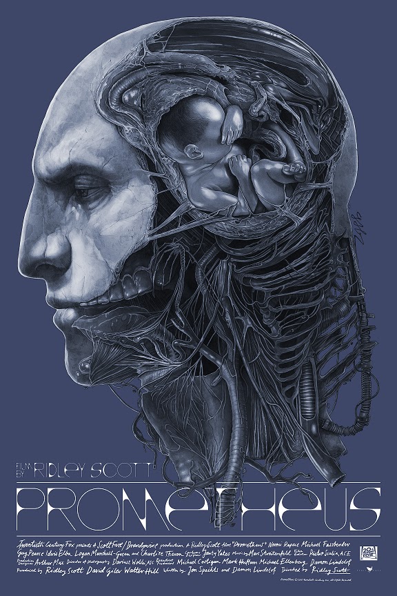 INSIDE THE ROCK POSTER FRAME BLOG: Prometheus Poster by Gabz Release ...