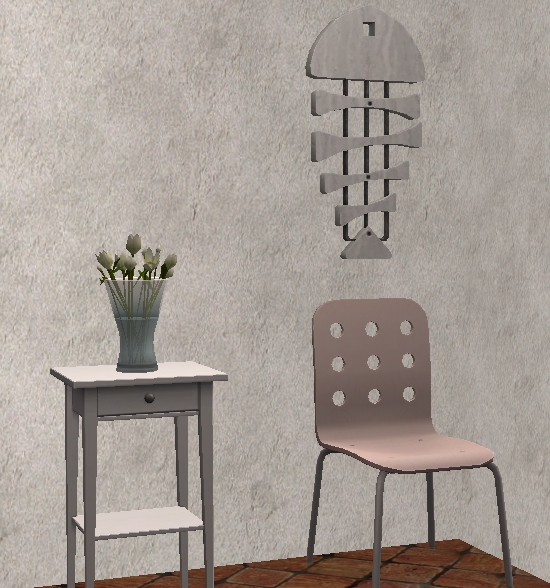 TheNinthWaveSims: The Sims 2 - TS3 Store Hewnsman Wall Art for TS2