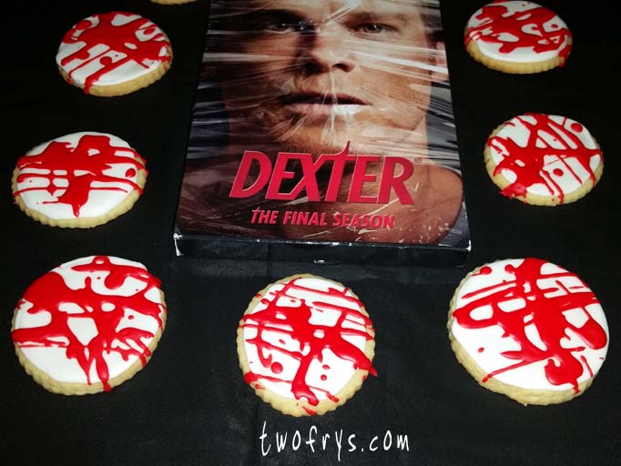 Two Frys: Dexter Blood Spatter Cookies