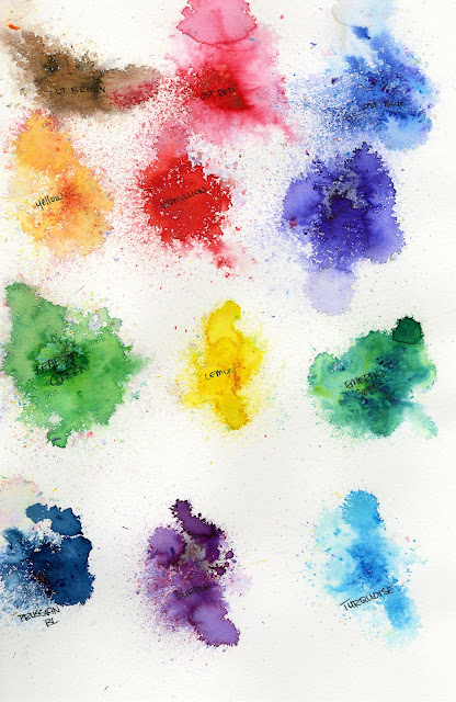 All About Brusho- Watercolor Basics