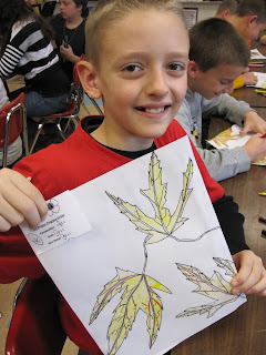 Lake and Hartville Elementary Art: 5th Grade Studies Contour Line and ...