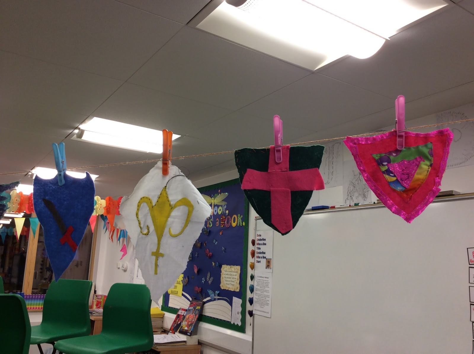 St. Clare's Class Blog: Our Crest Crazy Classroom!