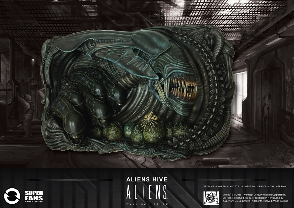 JIMSMASH ! ! !: ALIENS HIVE WALL PLAQUE