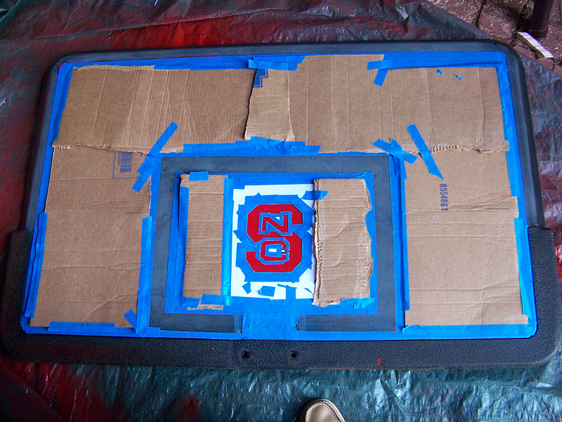 The Dearmans: DIY NCState Backboard