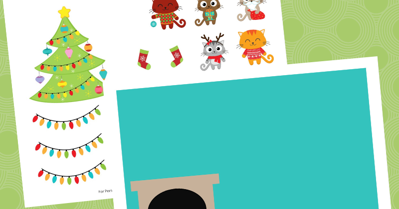 Free Printable Christmas Barrier Game for Speech Therapy | And Next Comes L