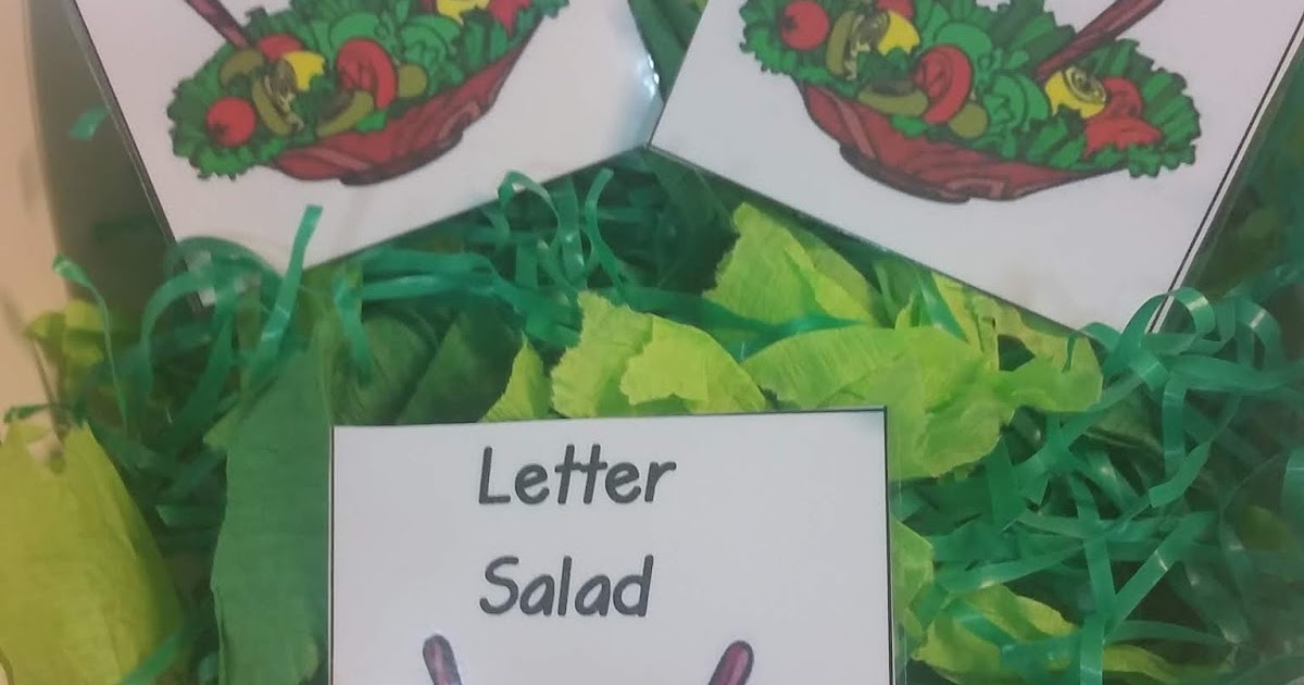 Learning at the Teacher Table: Letter Salad