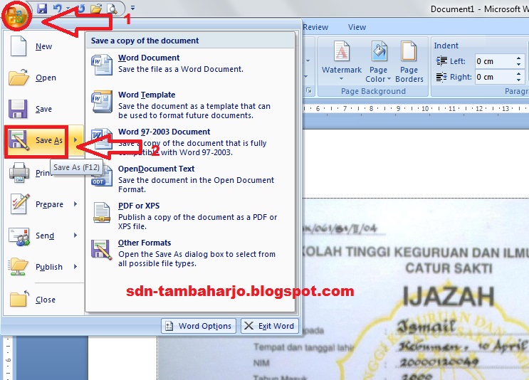 Cara Mengganti Hasil Scan JPG/PNG (gambar) menjadi PDF untuk Verval ...
