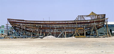 from the Arabian coast: Dhows, boat building in the gulf