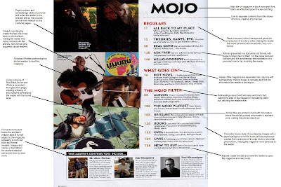 Luke's Media Blog: Music Magazine Contents Page Analysis
