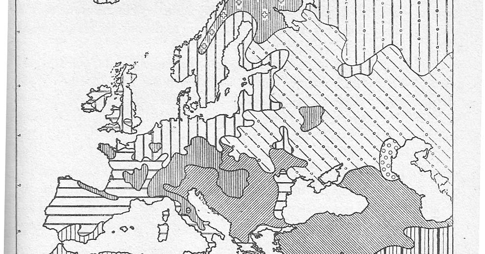 ΦΥΛΕΤΙΚΑ: Φυλετικός χάρτης της Ευρώπης - Eickstedt