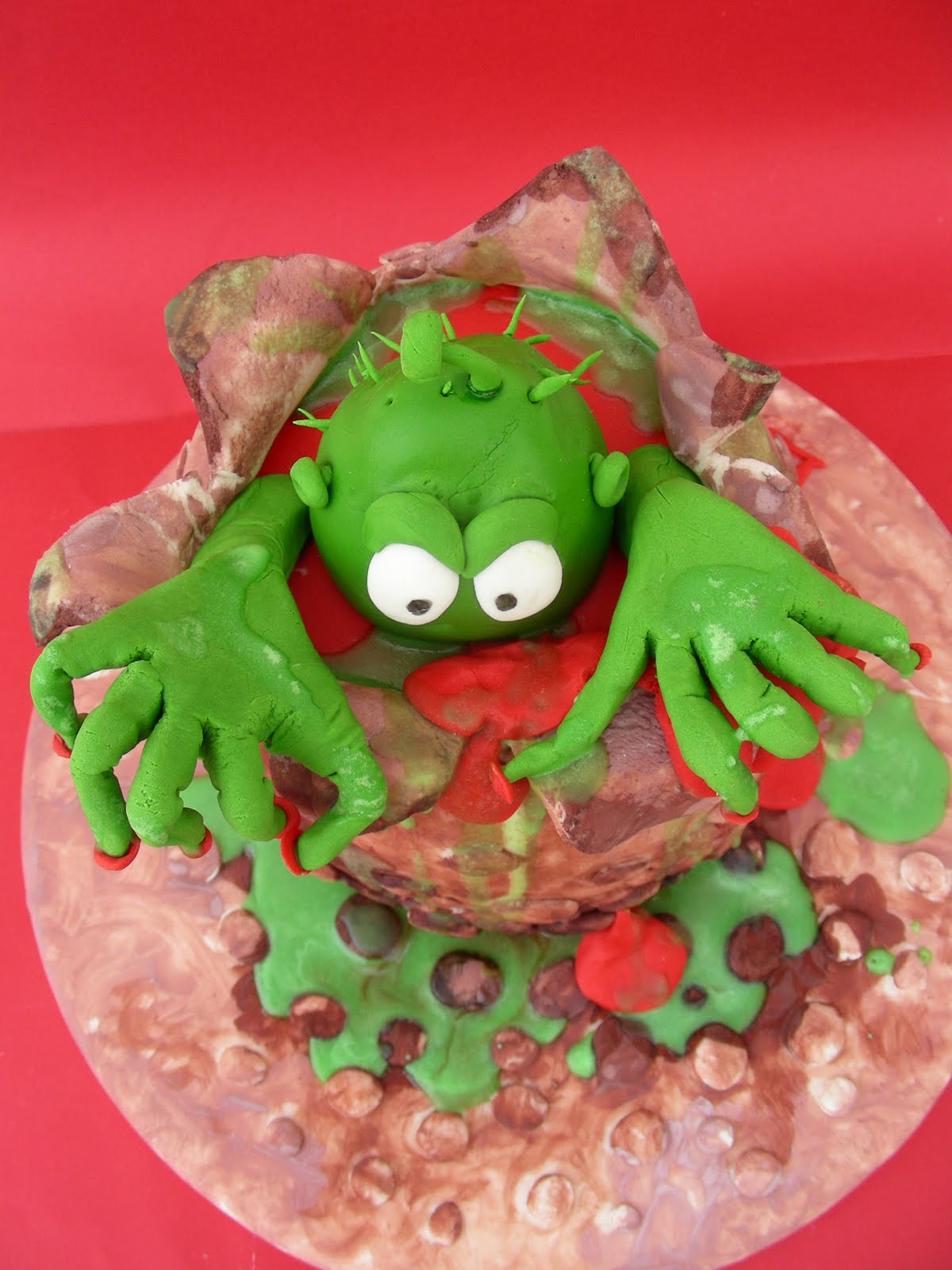 Dulce Carlotta: TARTA hUEVO DE ALIEN