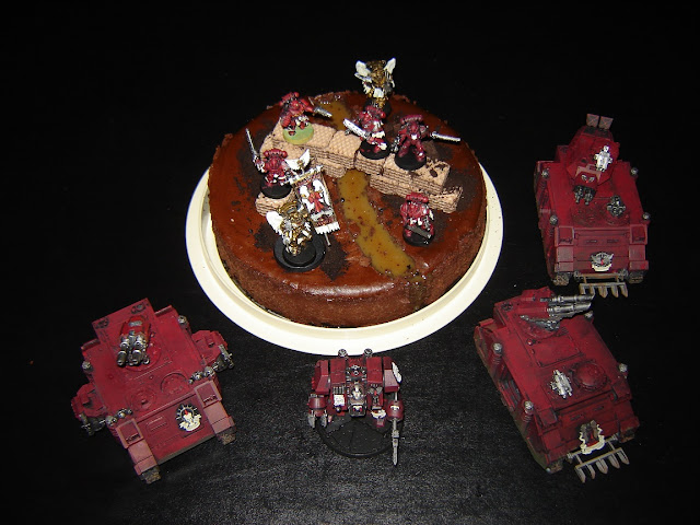 Metro Hillbilly: Warhammer 40K Blood Angels Birthday Cake