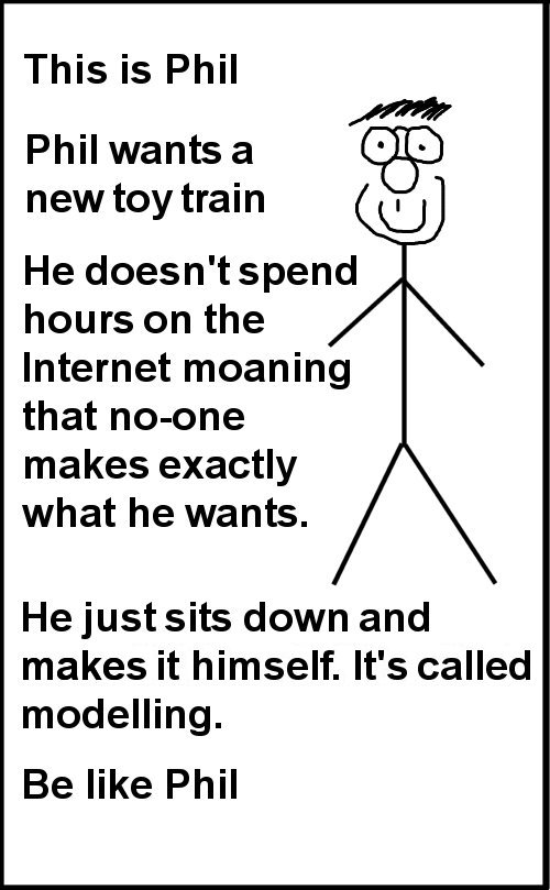 Do the sensible thing, be like Phil : r/modeltrains