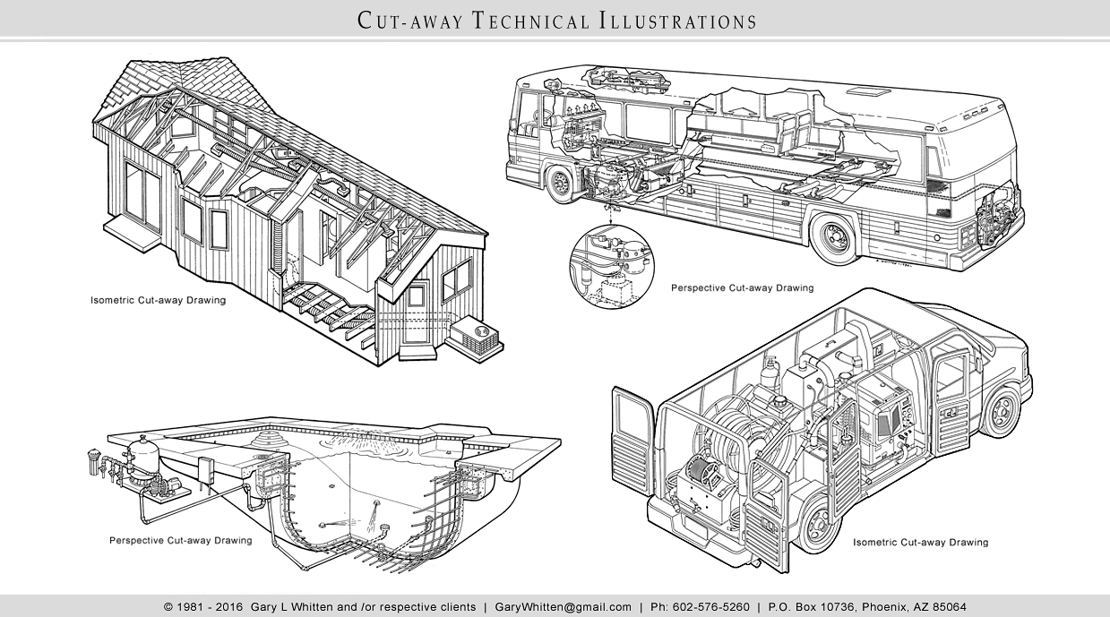 Technology-Illustrated: Cut-away Technical Illustration