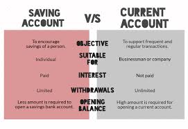 Difference between savings and current account