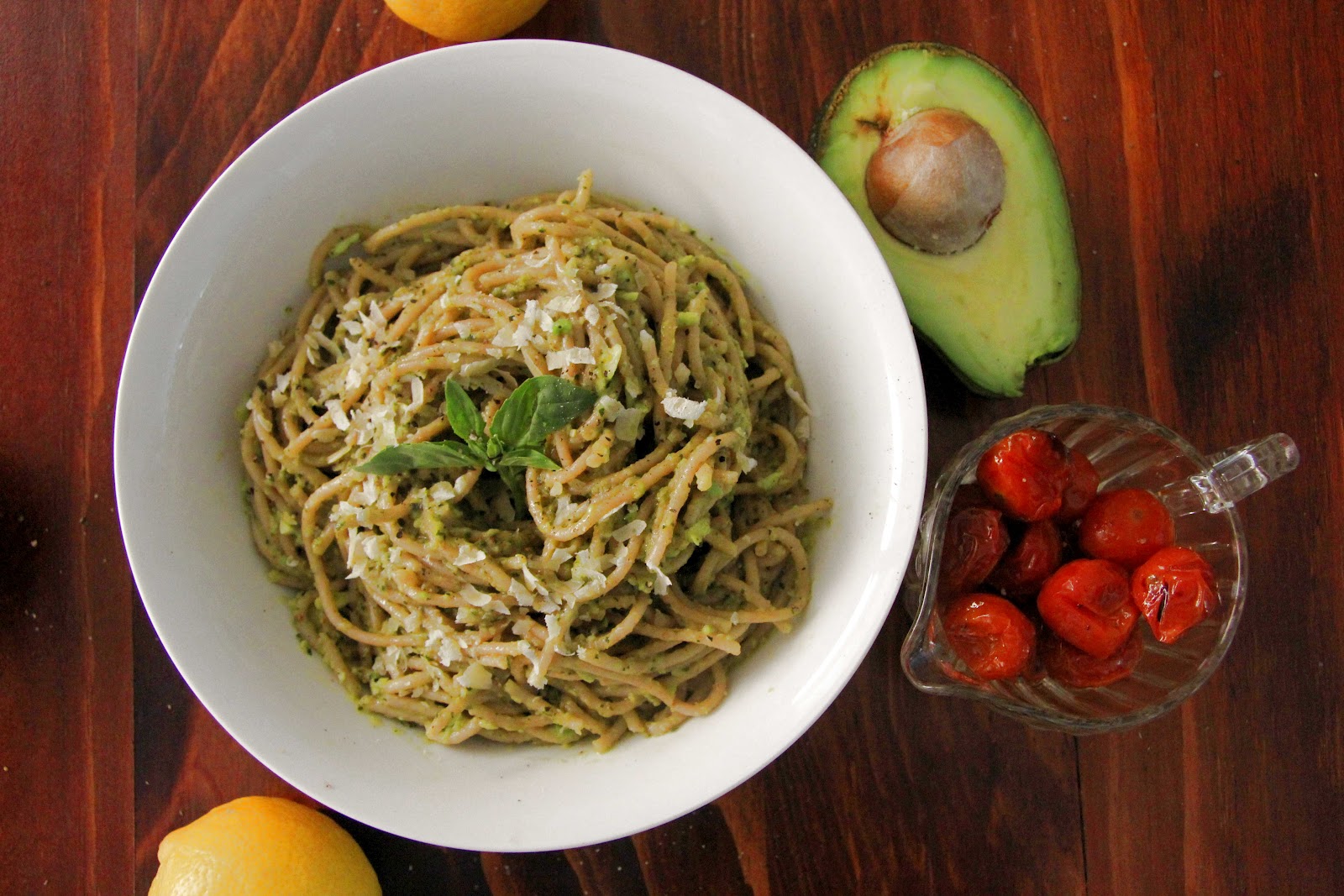 Tali's Tomatoes: Creamy Avocado Spaghetti