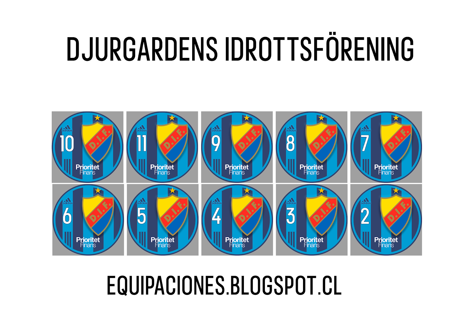 EQUIPACIONES FÚTBOL CHAPA Y ESCUDINHOS FUTEBOL BOTÃO: Djurgårdens IF ...