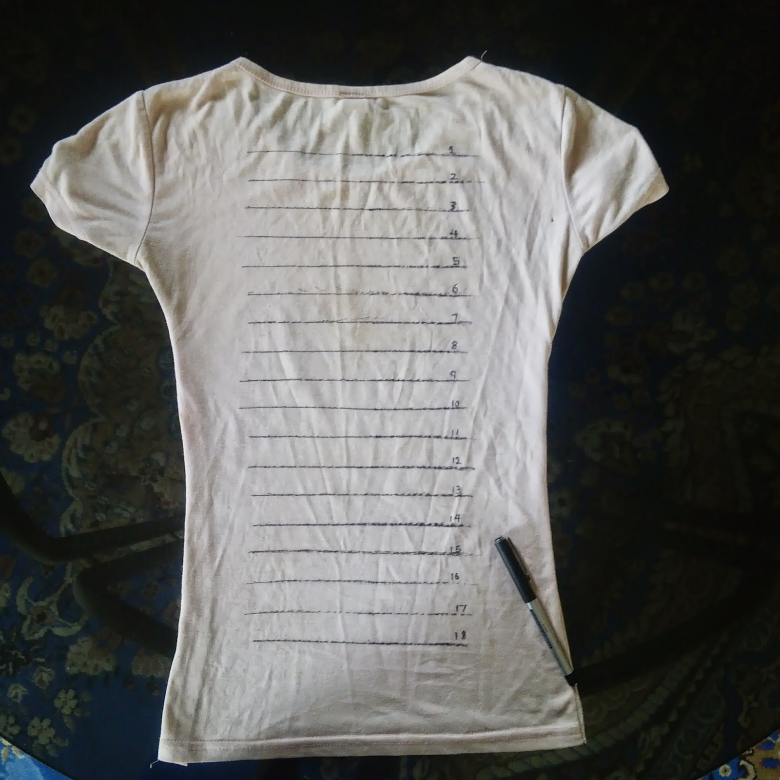 DIY | Length Check Shirt - Let's Grow Our Hair!