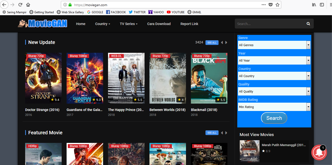 10 SITUS DOWNLOAD FILM TERBARU 2018 - DUBUS