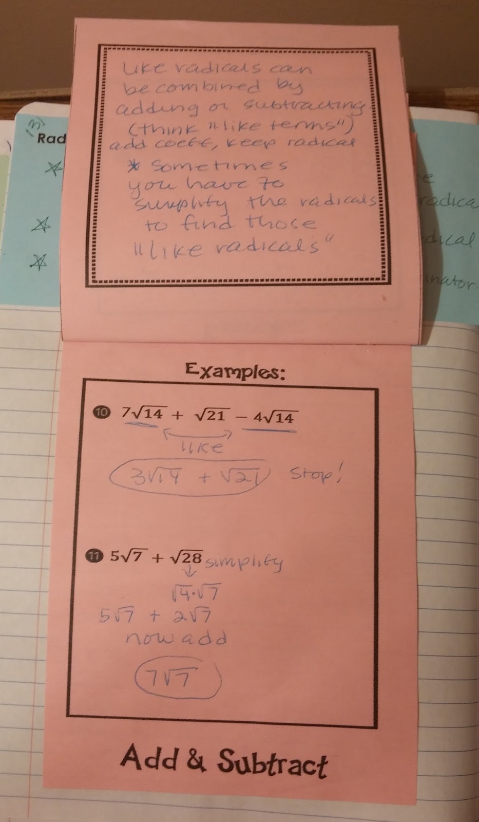Beautiful Math: Simplifying Radicals