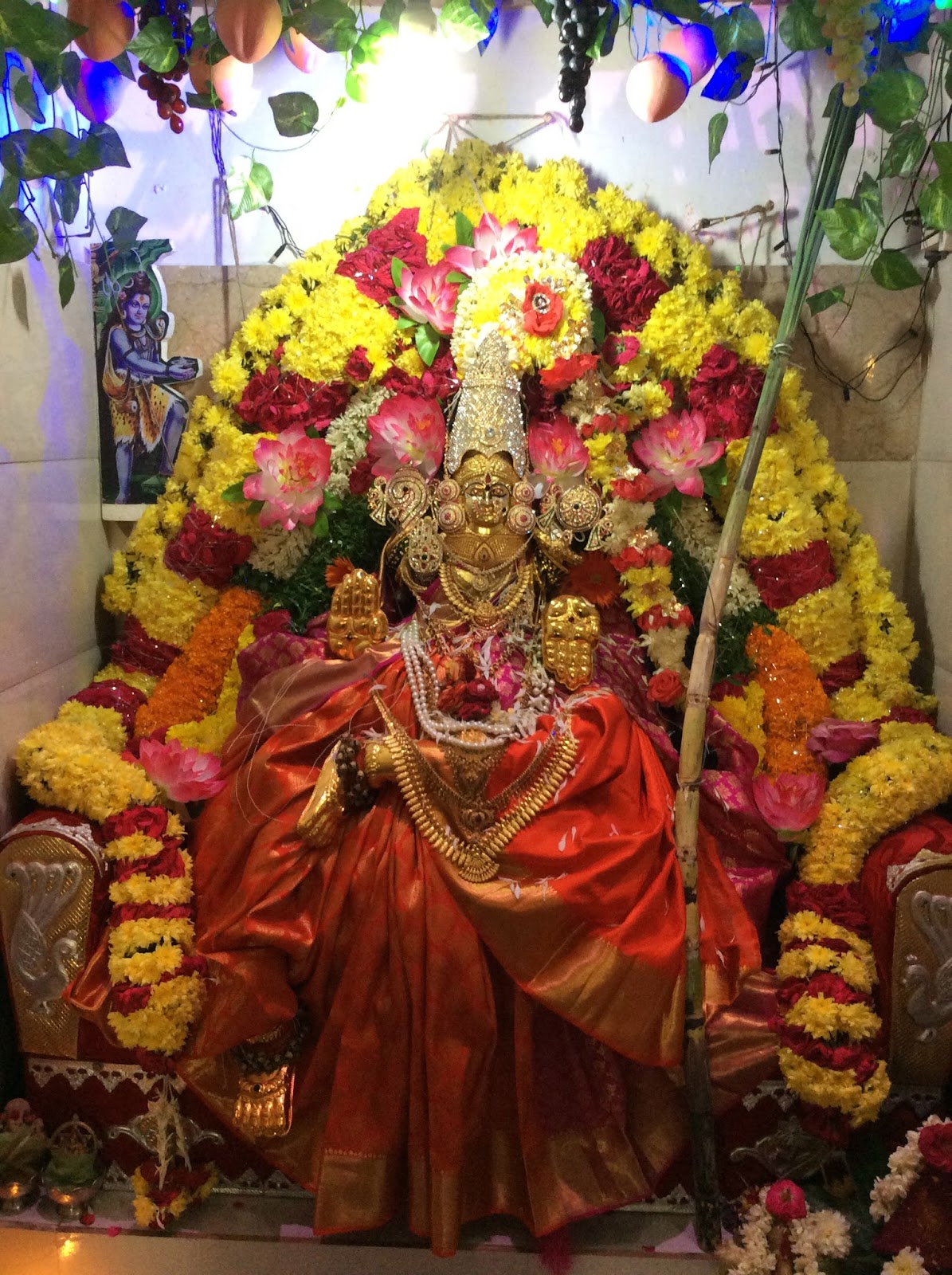 NAVARATRI CELEBRATIONS 2016 DAY 6 SRI RAJA RAJESHWARI DEVI