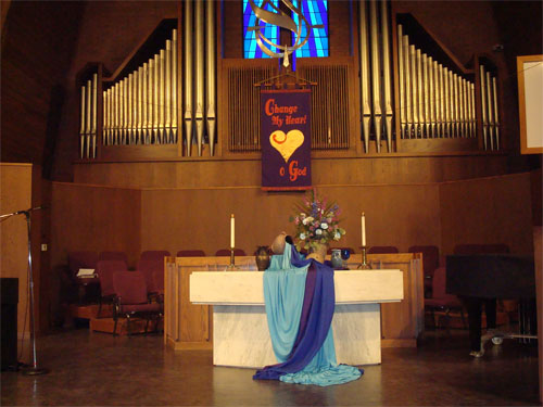 Grace Avenue United Methodist Church, Frisco TX. 2014 Easter Altar in ...