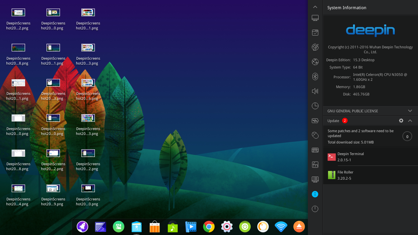 bee2wolf: Review of Deepin Linux 15.3 through screenshots