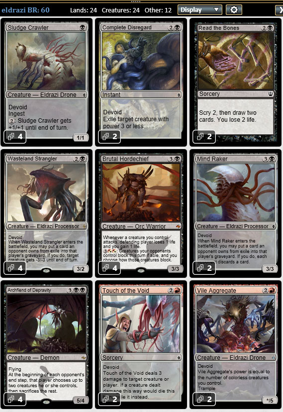 Magic the Gathering Adventures: [Standard] Red Black Eldrazi