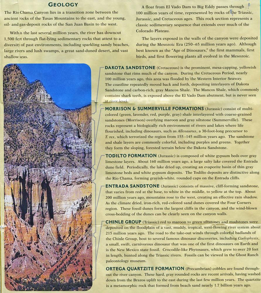 Earthly Musings - My Travel and Geology Blog: New Mexico's Chama River ...