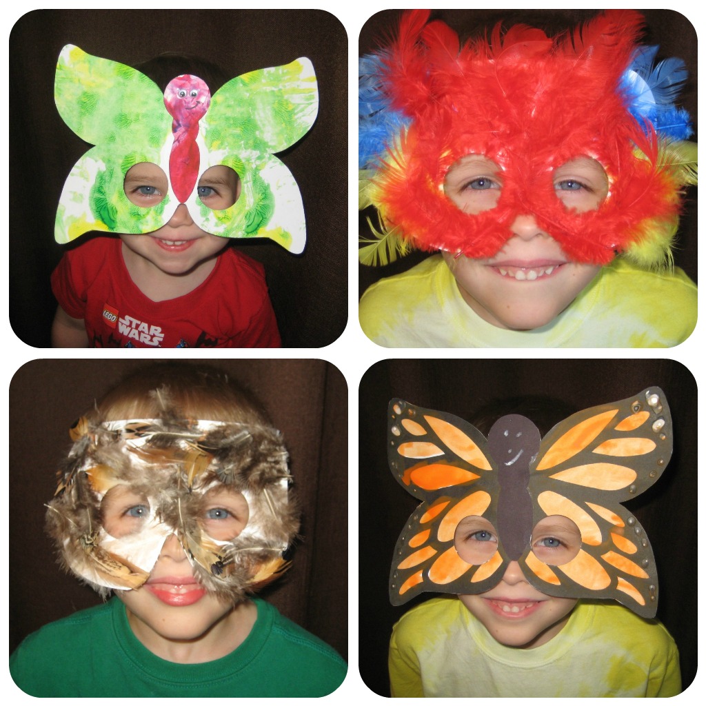 Monarch Butterfly Mask Template