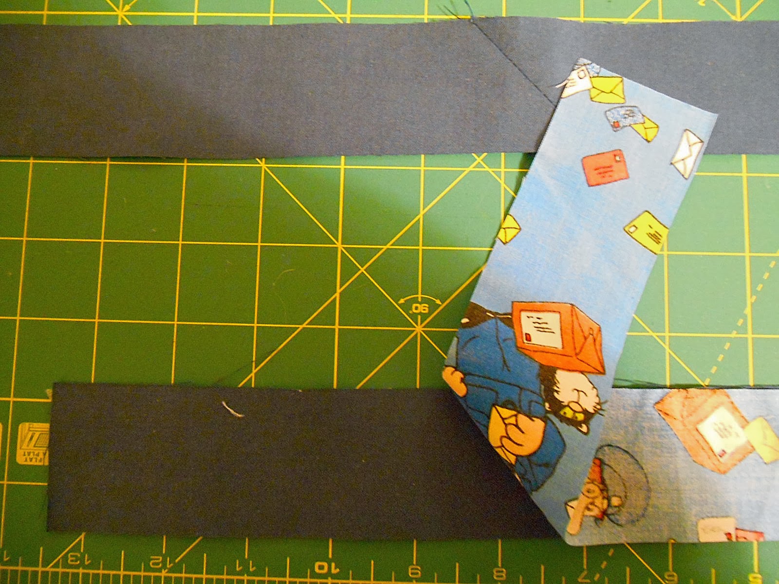 handmade by eva rose: Postman Pat Vintage Fabric - Kids Art Bag Tutorial