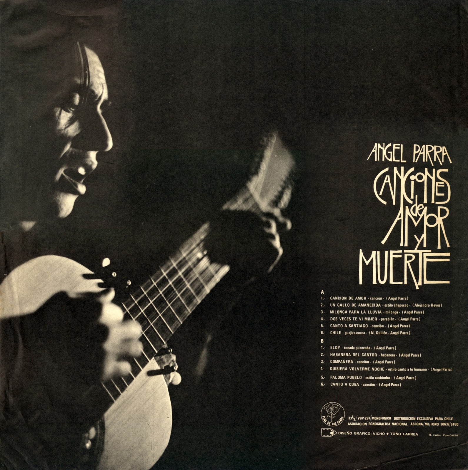Discoteca Nacional Chile: Ángel Parra: Canciones de amor y muerte. VBP ...