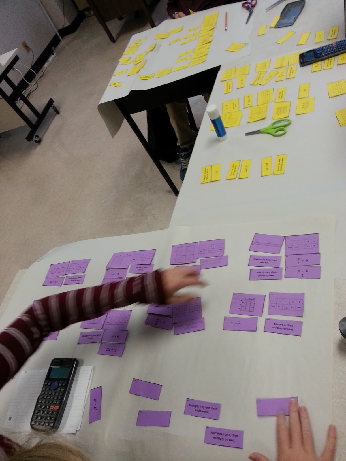 M^3 (Making Math Meaningful): MPM2D - Day 9: Linear & Quadratic Matching