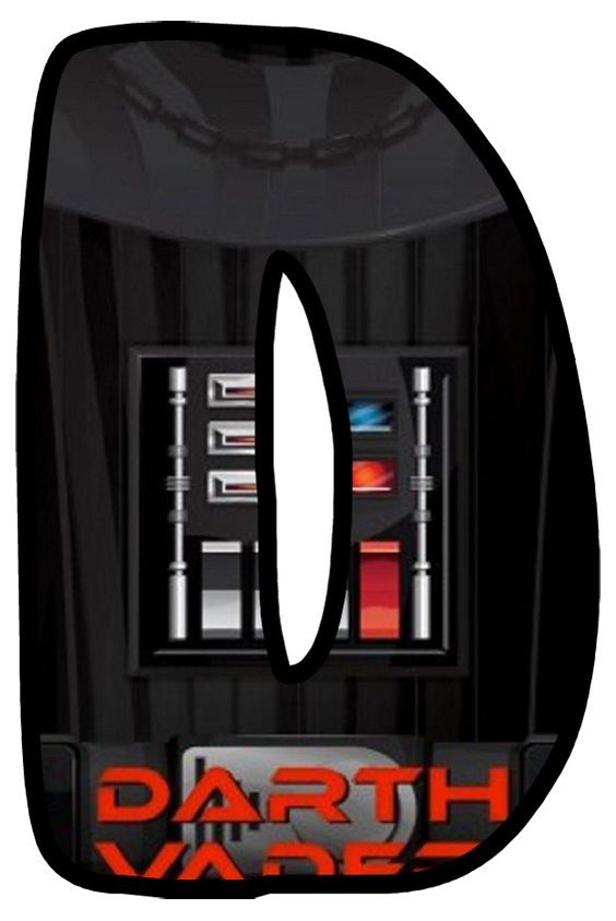 Darth Vader Abc. Abecedario de Darth Vader. - Oh my Alfabetos!