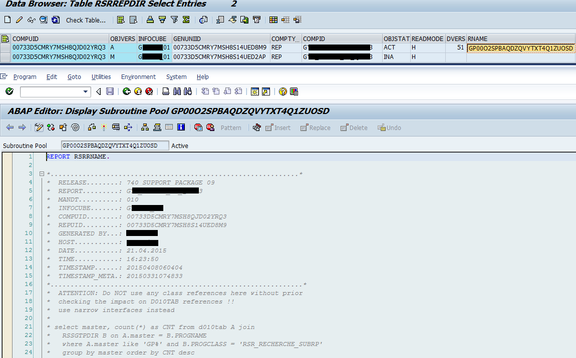 Martin Maruskin blog (something about SAP): How to find corresponding ...