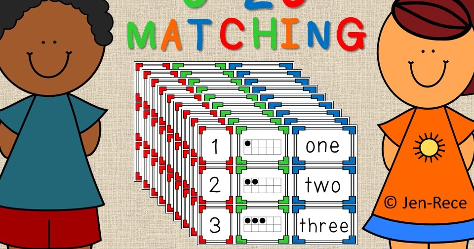 Number Card Puzzles - Printable Math Center | Teaching with Jen Rece