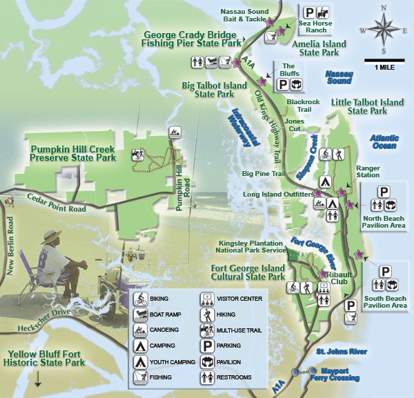 Jacksonville on Foot: Fort George Island Cultural State Park Multi-Use ...