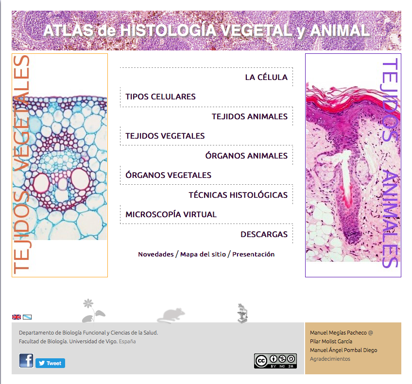 Biogenmol: Atlas de histología vegetal y animal - ¡Online y gratis!