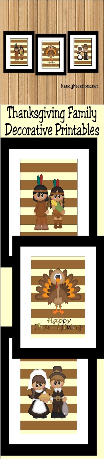 DIY Party Mom: Family Thanksgiving Printable Wall Decorations