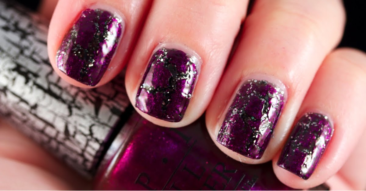 OPI: Nicki Minaj Super Bass Shatter over Metallic 4 Life | Trendy Nail