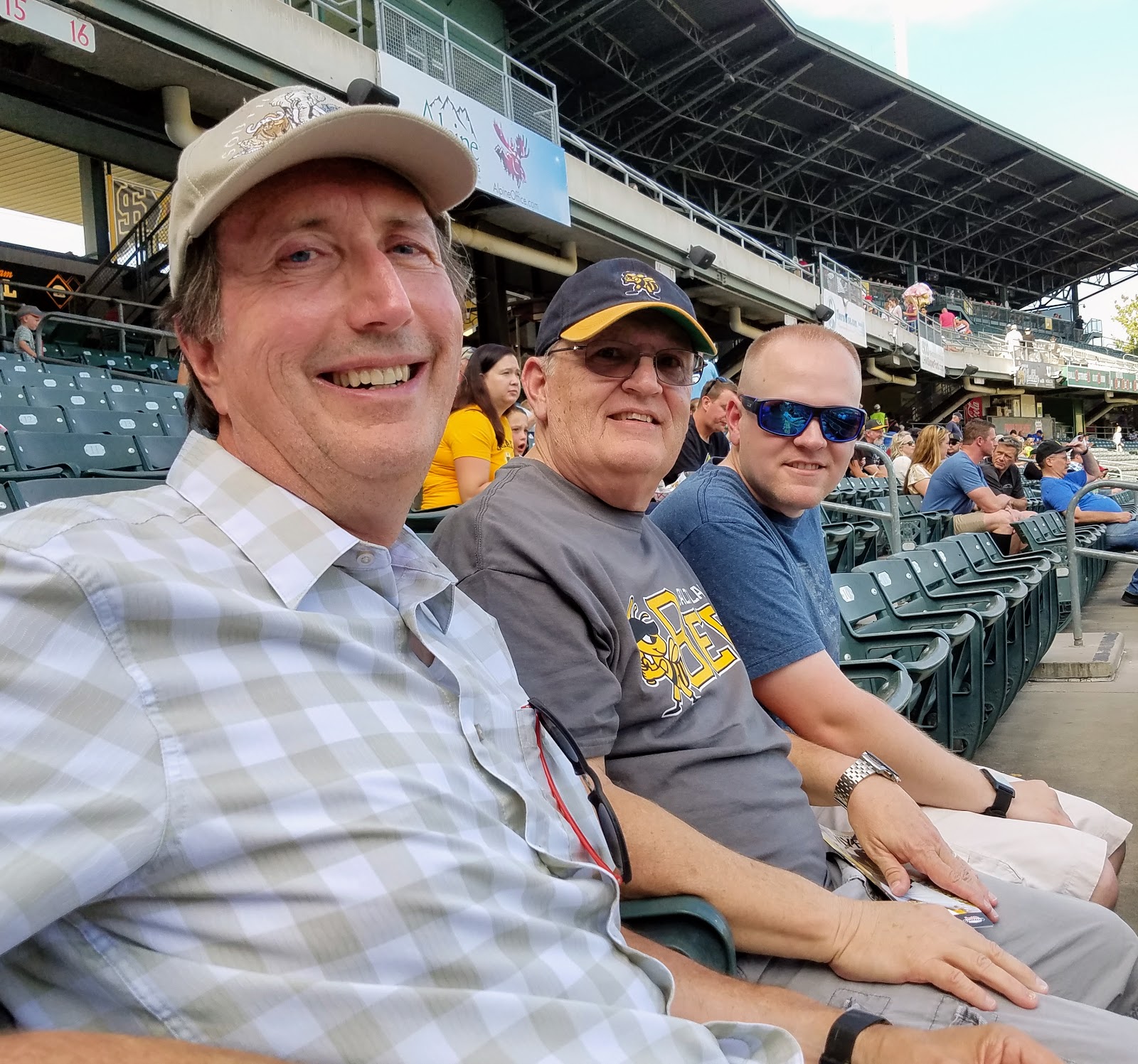 Whistling Prairie: Our First Salt Lake Bees Baseball Game